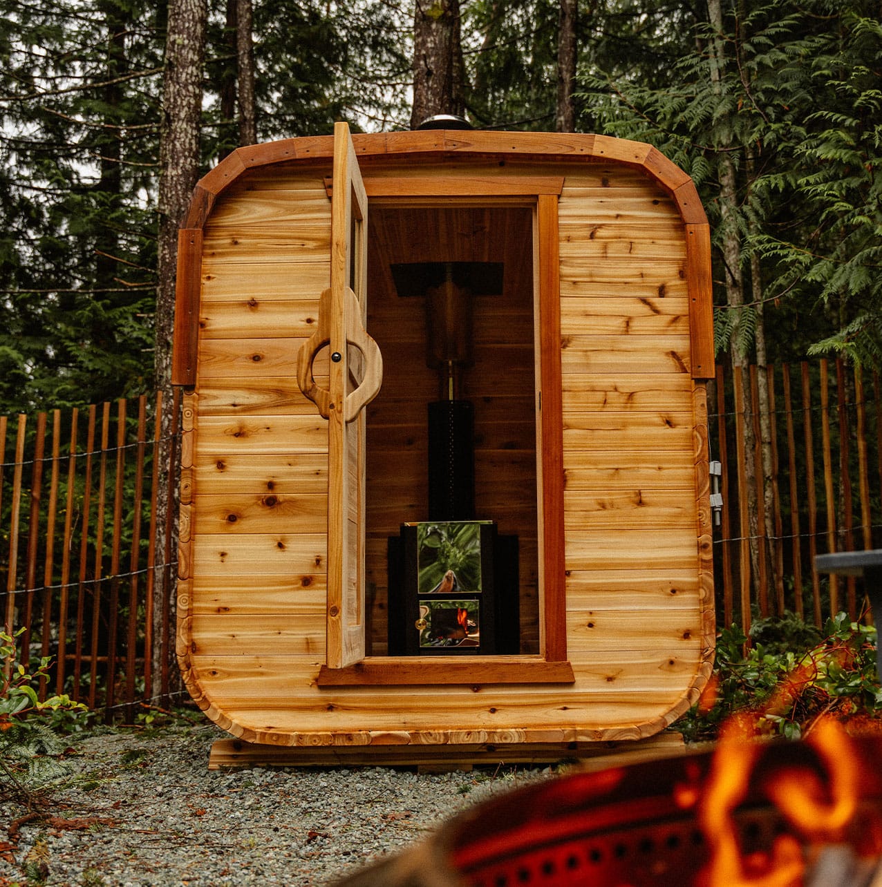 Copperwood Sauna | Crafts handmade cedar saunas